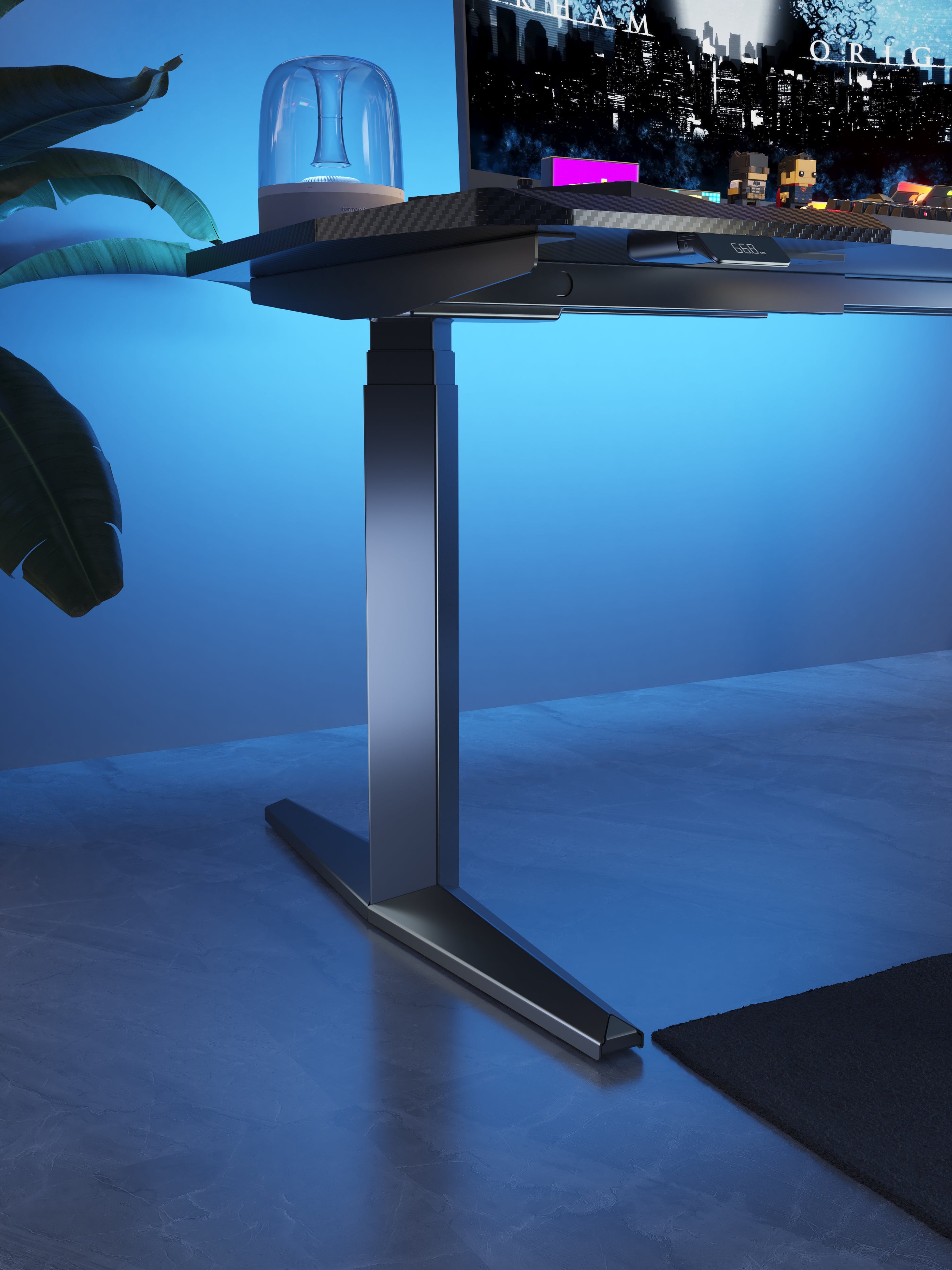Updesk CYBERPUNK: RGB Height Adjustable Gaming Standing Desk