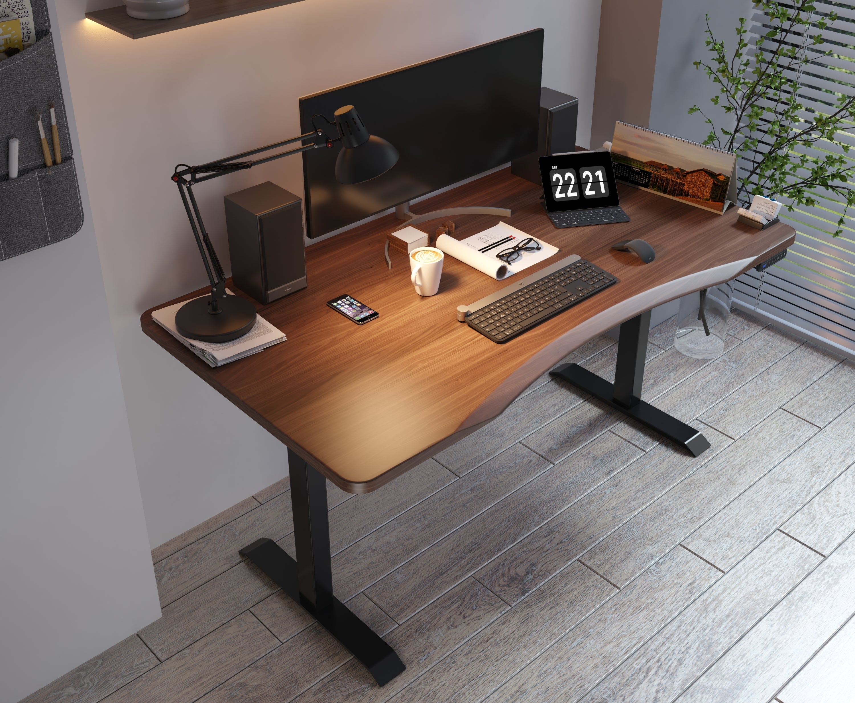 Updesk | All New High-end Height Adjustable Standing Desk in Singapore